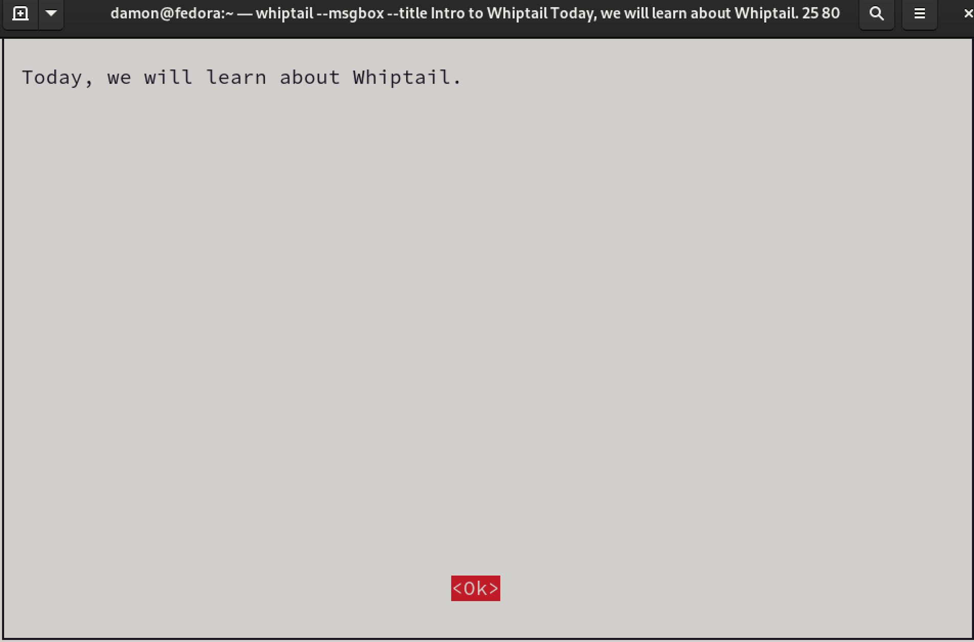 How to use whiptail to create more user-friendly interactive scripts